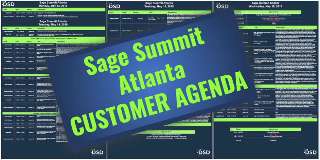 Sage Summit Atlanta Registration NOW OPEN! - DSD Business Systems