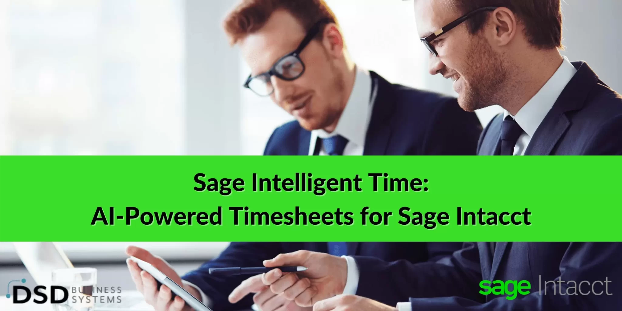 Sage Intelligent Time: AI-Powered Timesheets for Sage Intacct - DSD ...