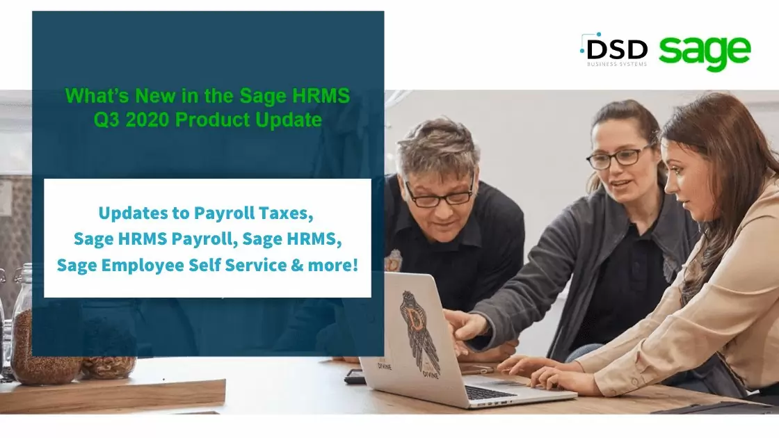 Sage HRMS Q3 2020 Product Update Overview - DSD Business Systems