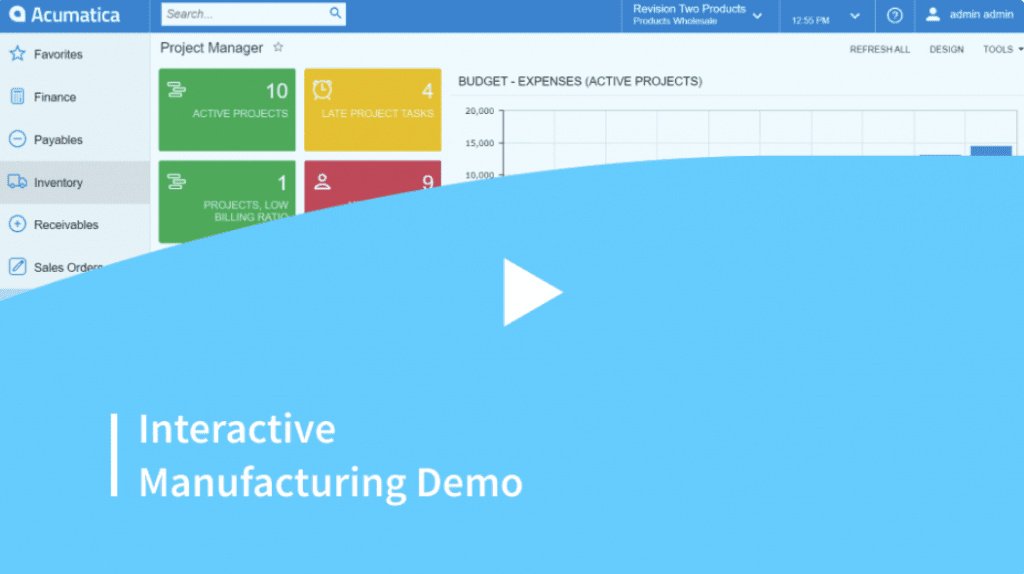 Acumatica Cloud ERP Manufacturing Edition - DSD Business Systems