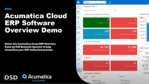 Acumatica Cloud ERP Software Overview Demo - DSD Business Systems
