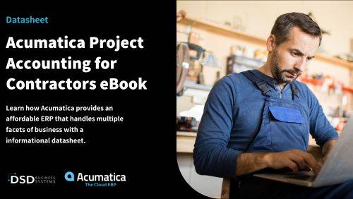 Acumatica Project Accounting for Contractors eBook