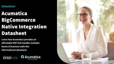 Acumatica BigCommerce Native Integration Datasheet - DSD Business Systems