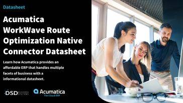 Acumatica WorkWave Route Optimization Native Connector Datasheet - DSD Business Systems