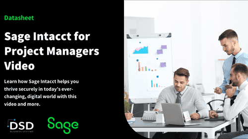 Sage Intacct for Project Managers Video - DSD Business Systems