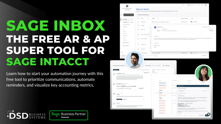 Sage Inbox: The Free AR and AP Super Tool for Sage Intacct - DSD ...