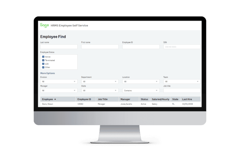 Sage Human Resource Management System - DSD Business Systems