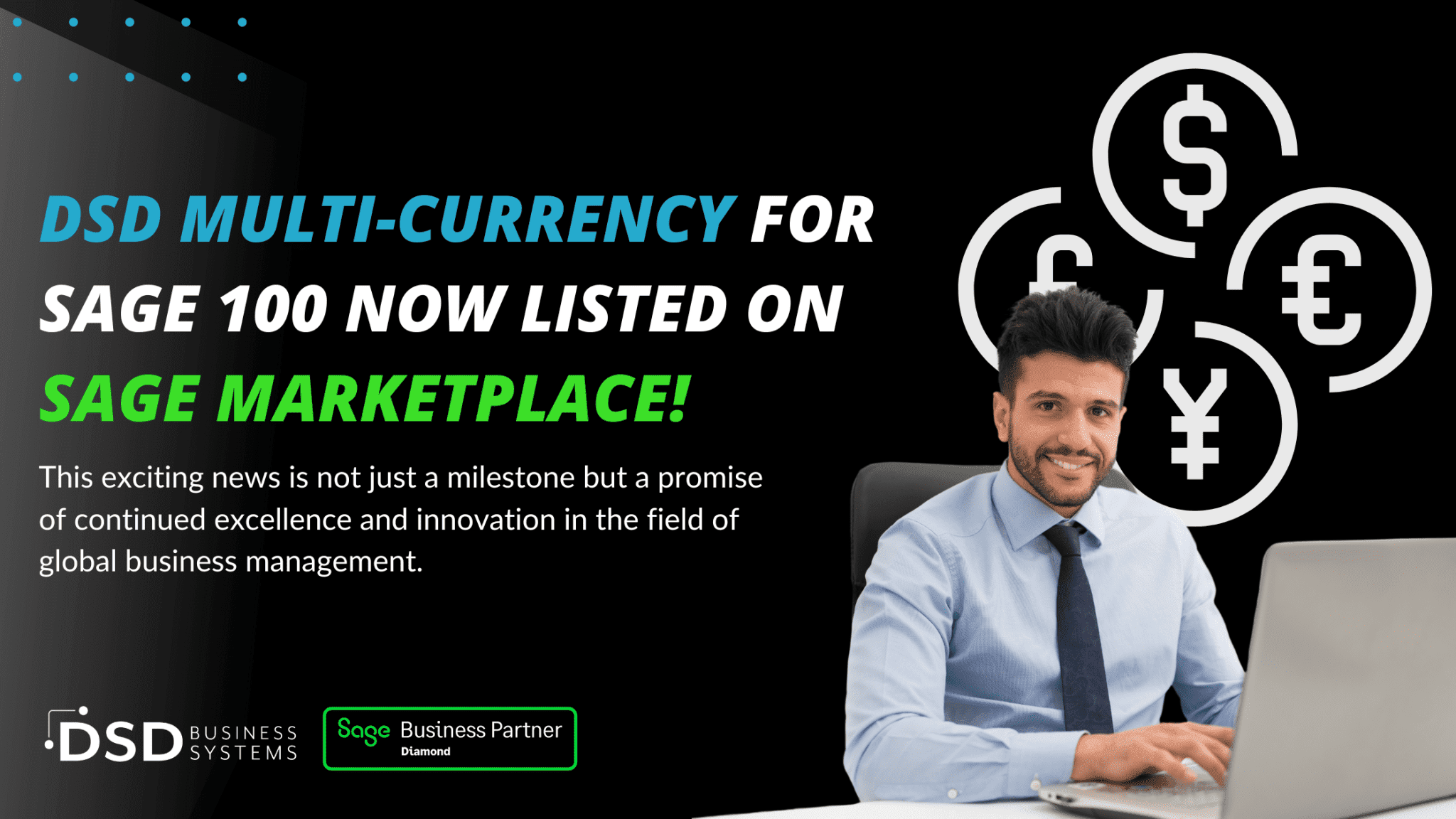 DSD Multi-Currency for Sage 100 now Listed on Sage Marketplace - DSD Business Systems