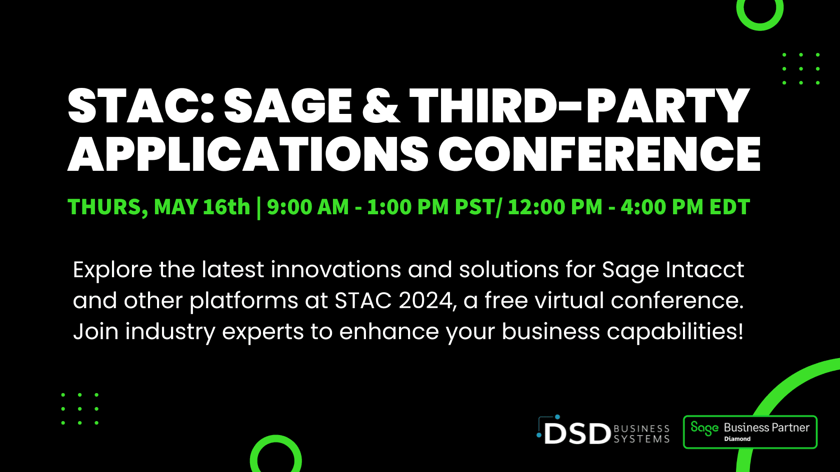 STAC 2024: Sage & Third-Party Applications Conference Returns May 16th ...
