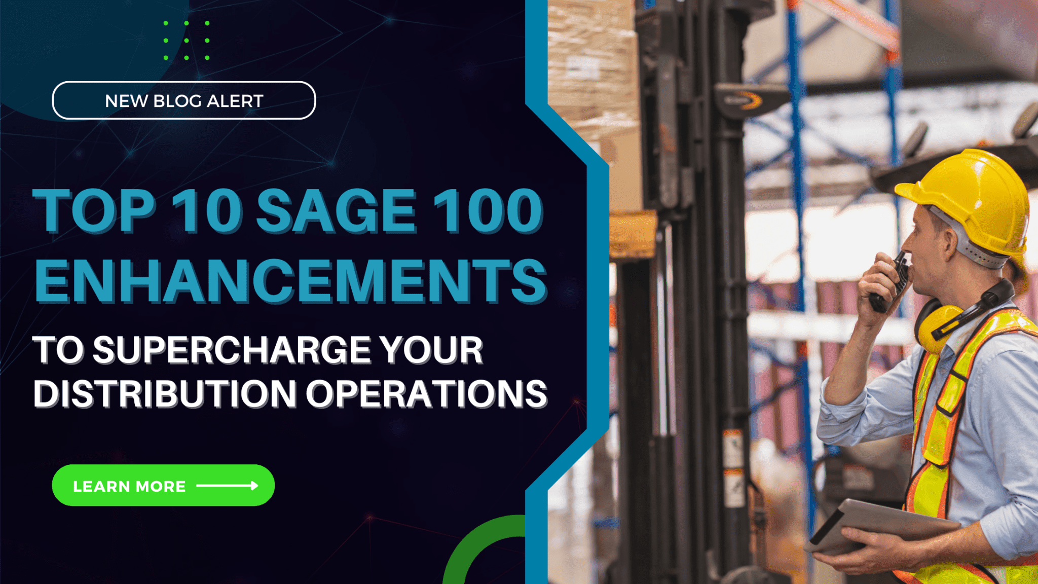 Sage 100 enhancements for distribution operations