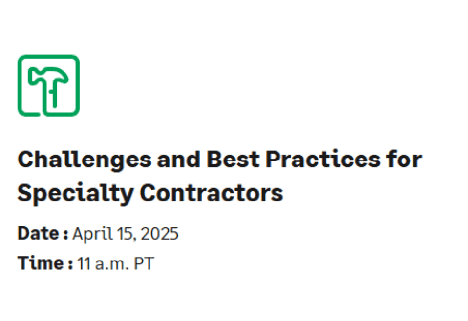 Challenges and Best Practices for Specialty Contractors - DSD Business ...